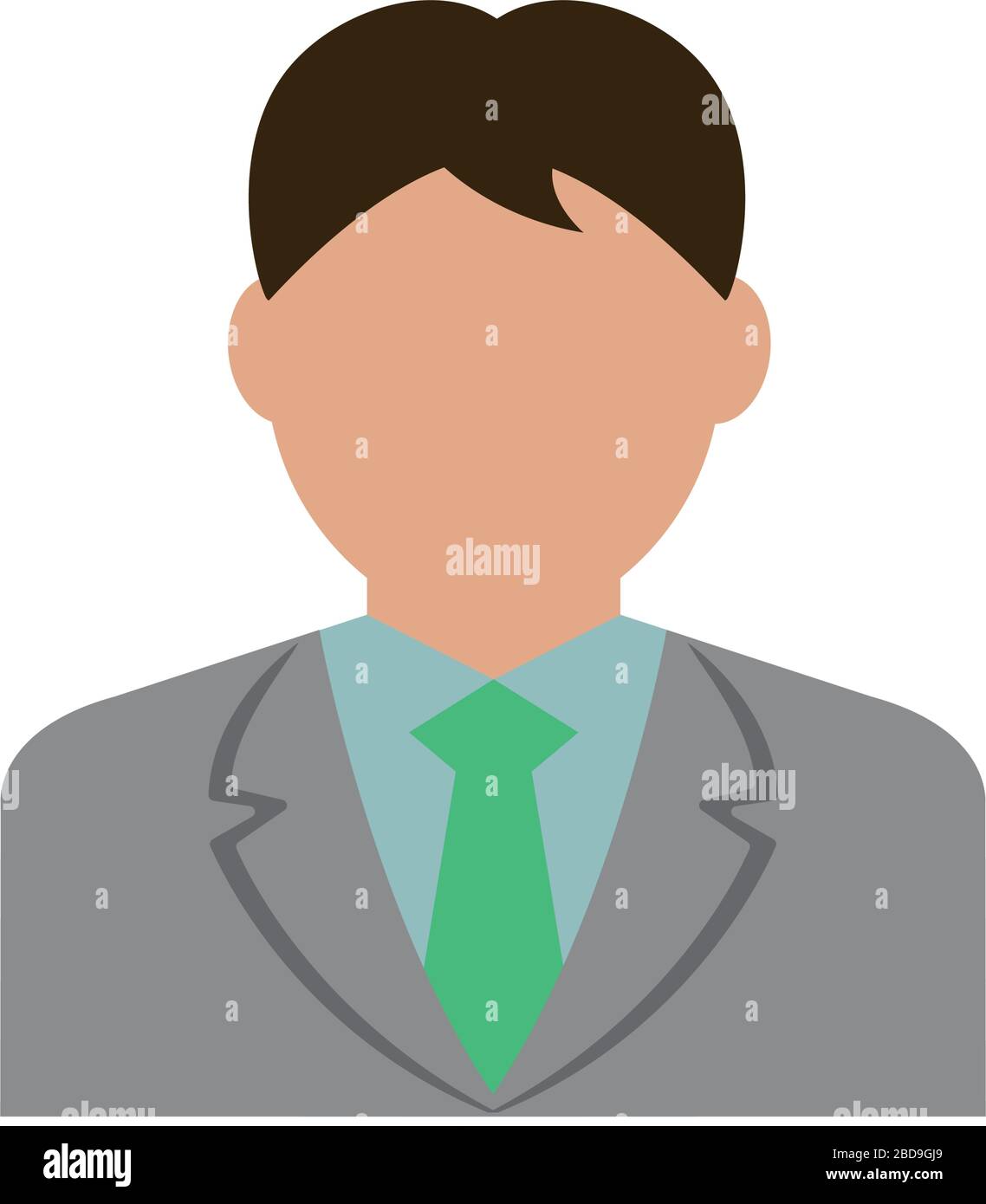 Avatar man worker profile Stock Vector Images - Alamy