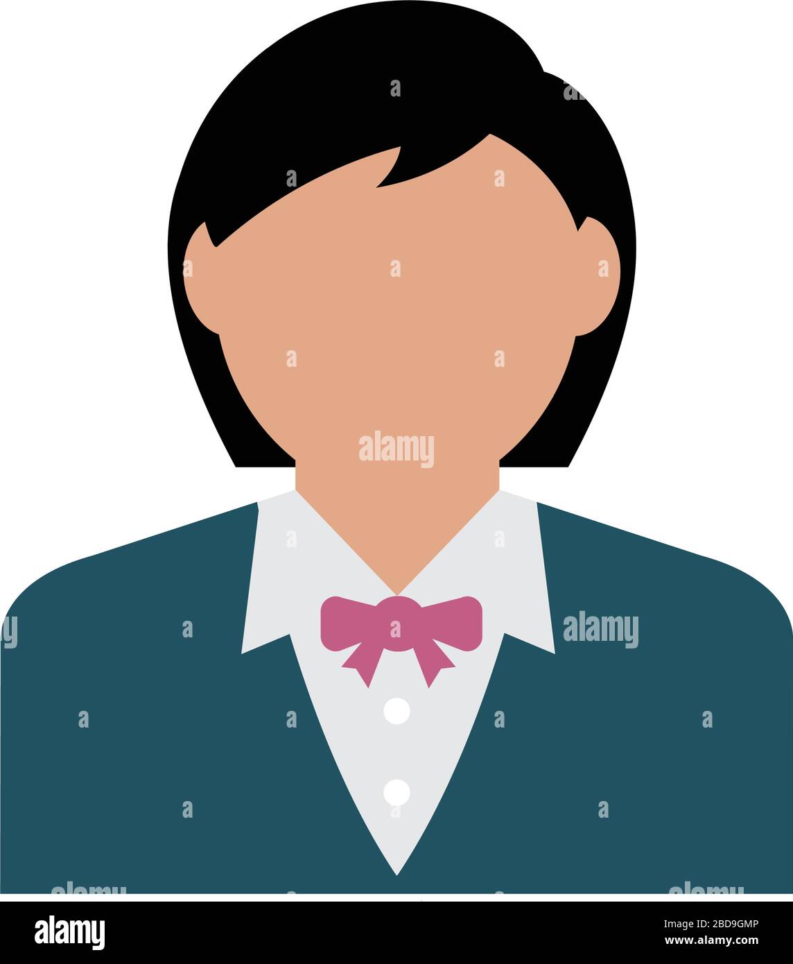 Asian business woman manager Stock Vector Images - Alamy