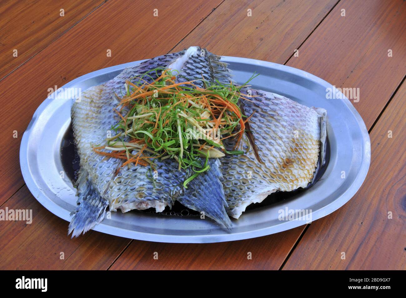 steamed fish Taiwan Stock Photo - Alamy