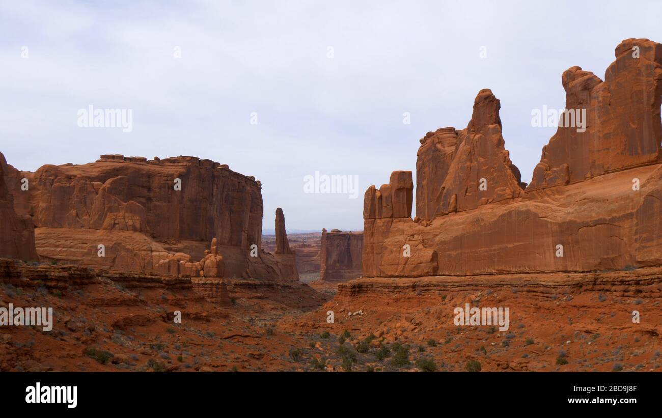 Arches National Park in Utah - famous landmark Stock Photo - Alamy