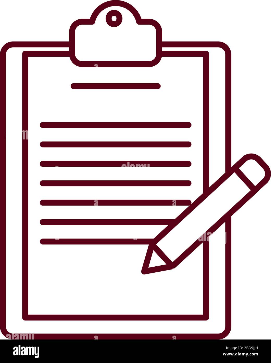 fast delivery concept, delivery report clipboard and pencil icon over ...