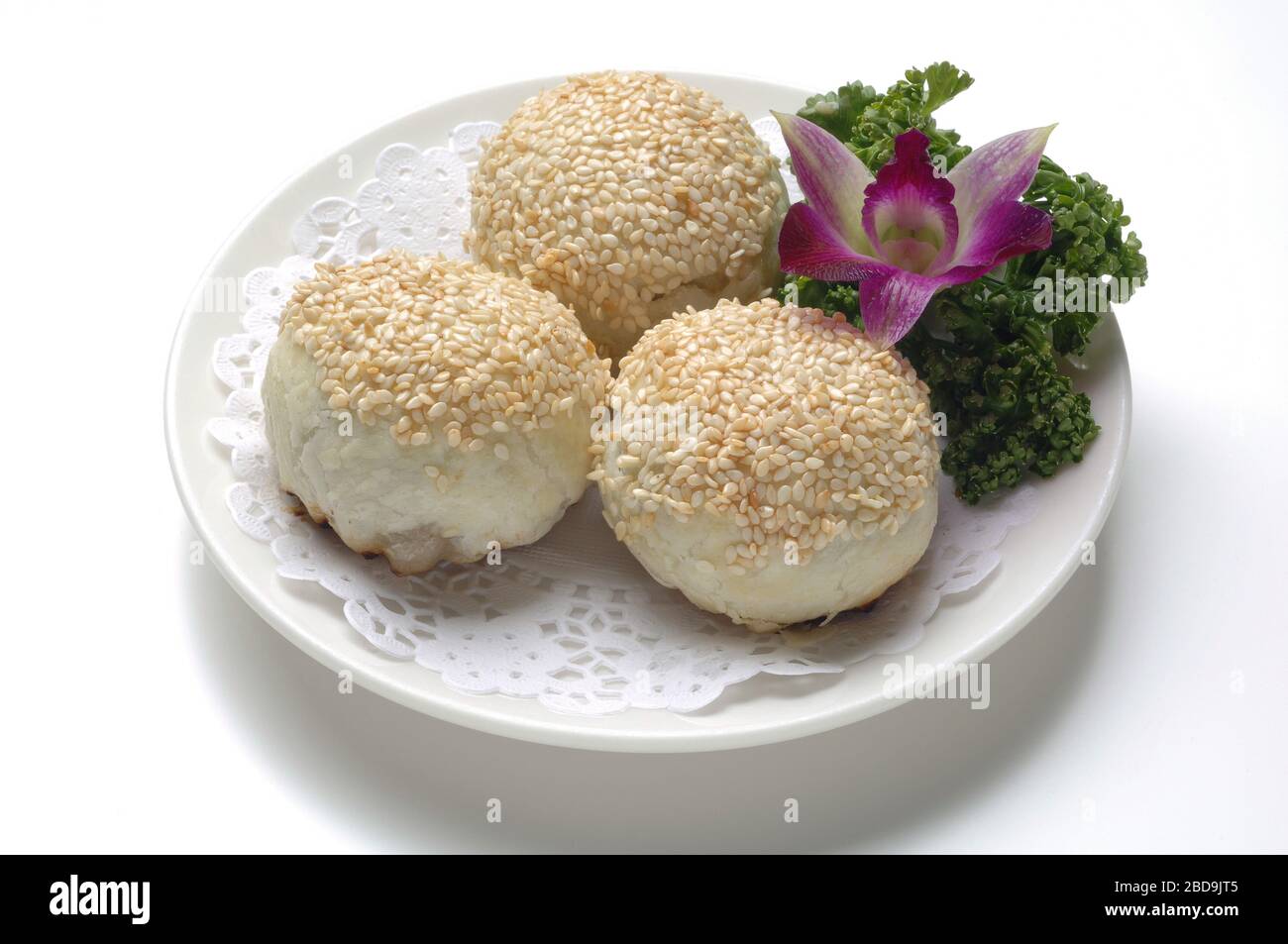Food portrait of sesame cake Stock Photo - Alamy