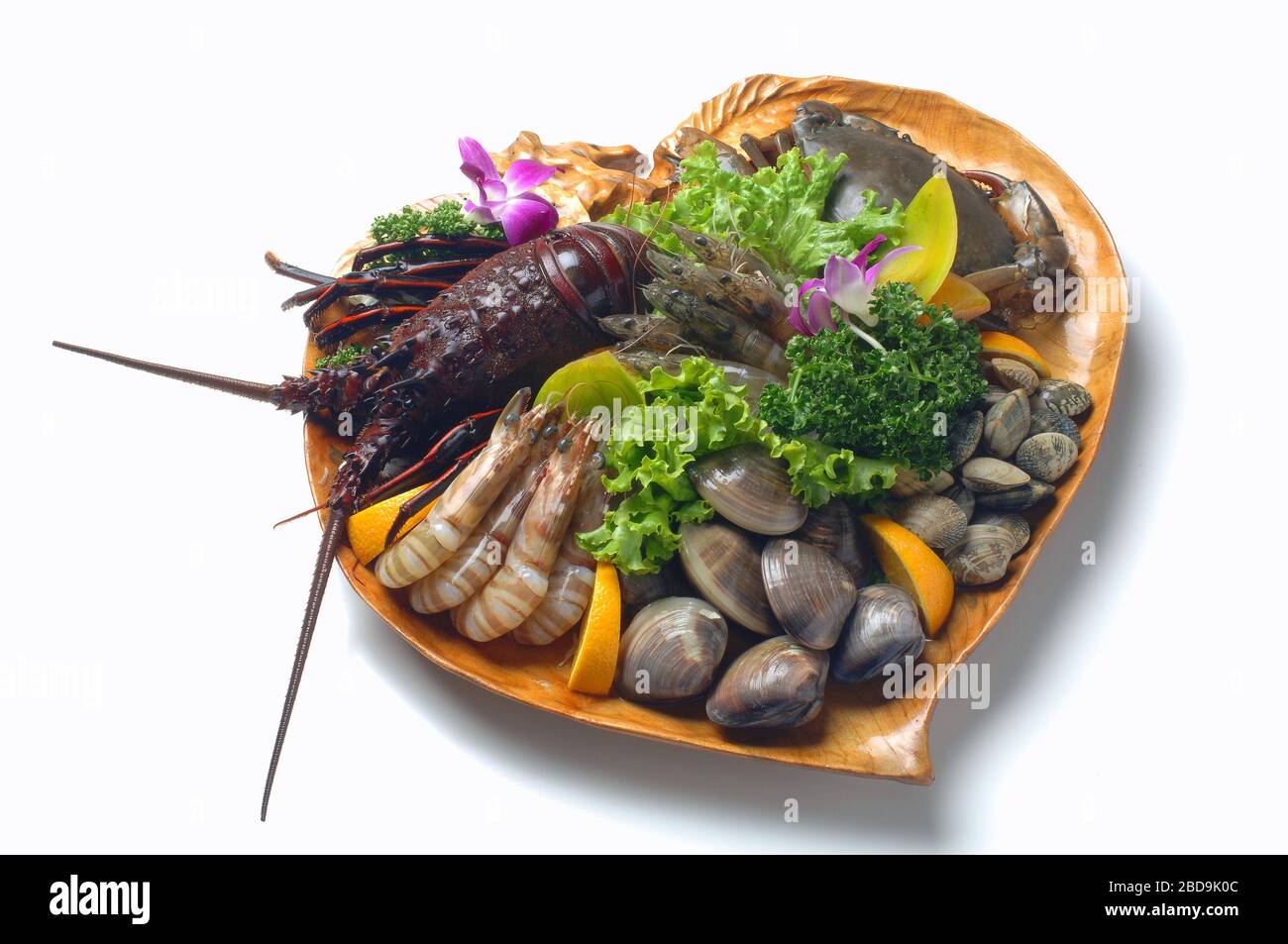 Food portrait of fresh seafood Stock Photo - Alamy