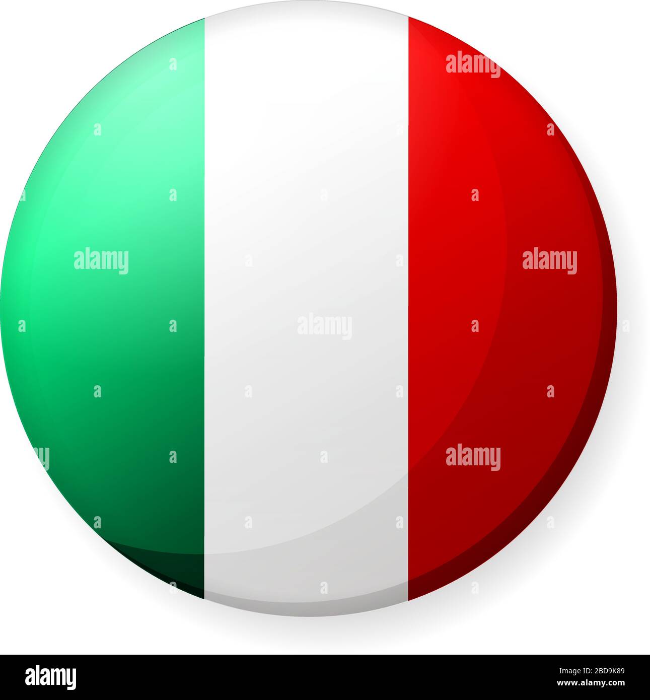 Flag italy icon cartoon hi-res stock photography and images - Alamy