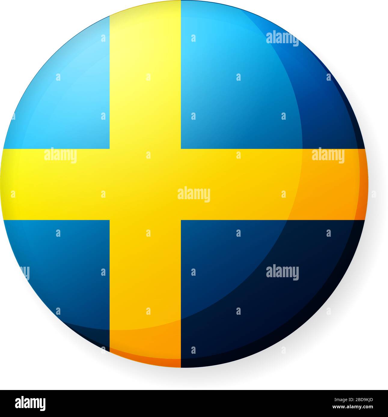Sweden flag vector vectors hi-res stock photography and images - Alamy