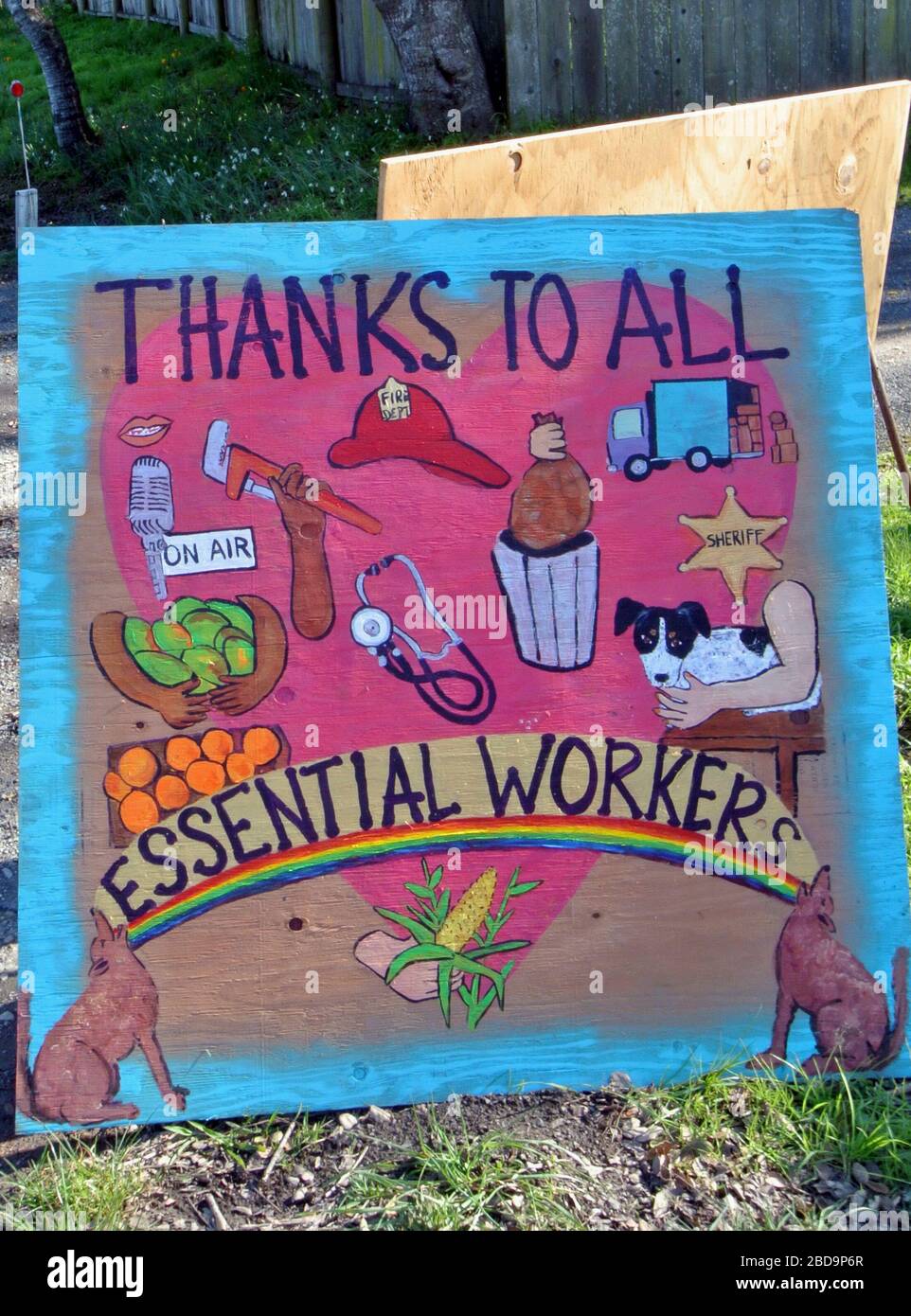 You are essential essential workers hi-res stock photography and images ...