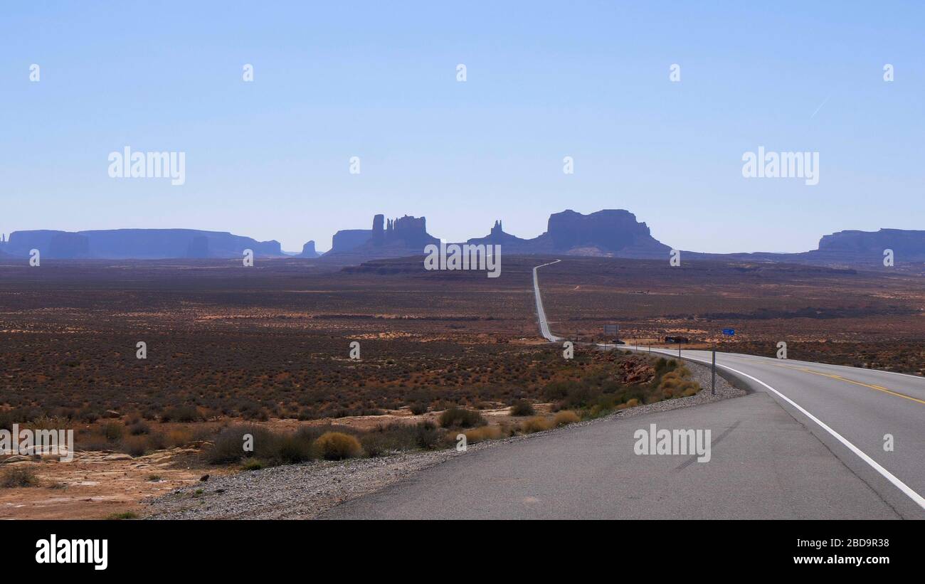 Monument Valley in Utah Oljato Stock Photo - Alamy