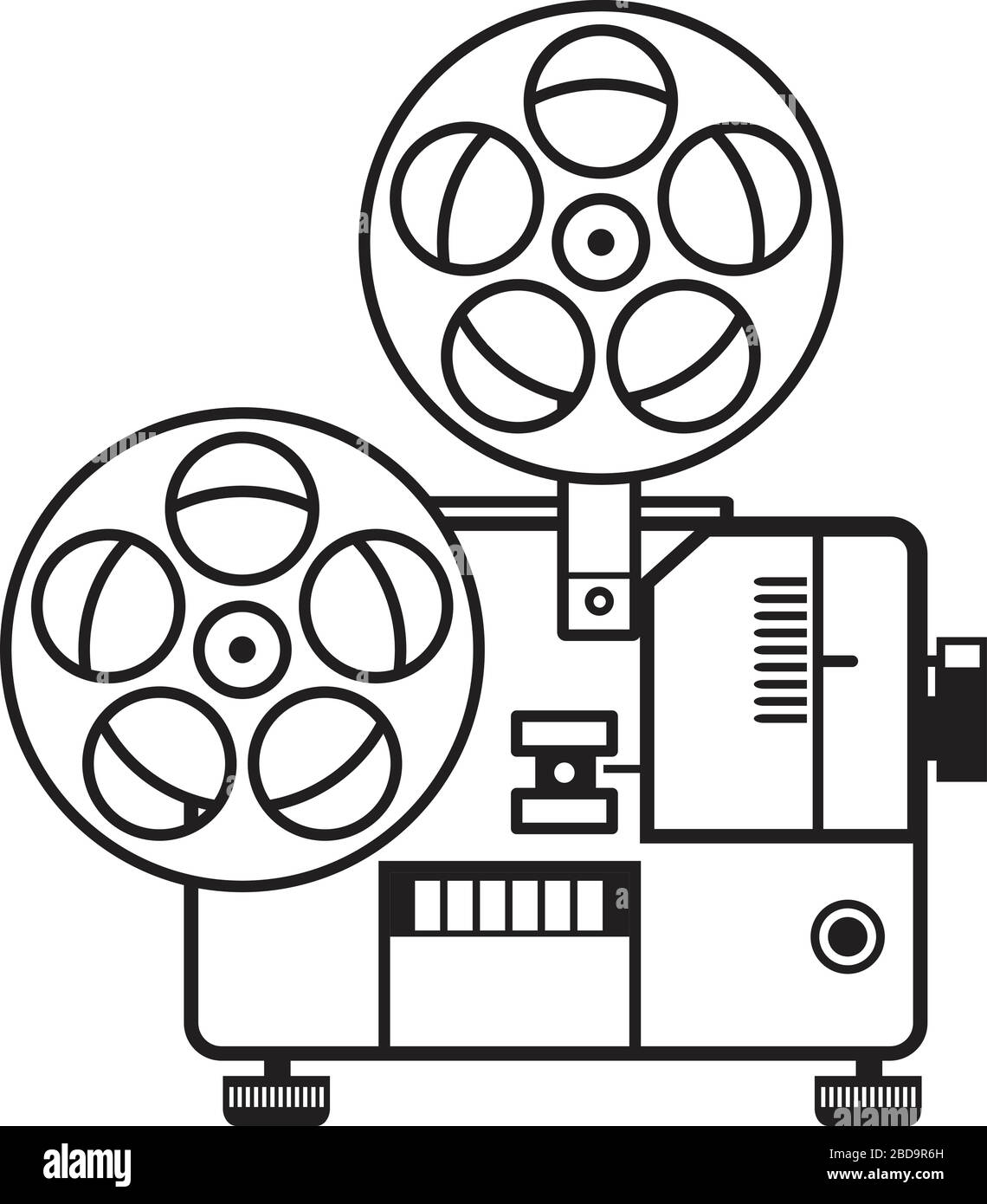 Old Movie Projector Clipart