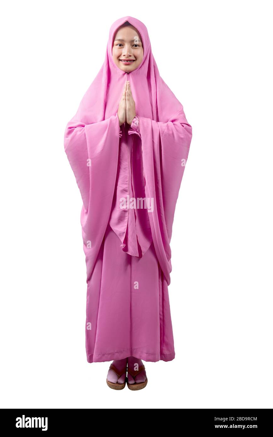 Woman praying god in Cut Out Stock Images & Pictures - Alamy