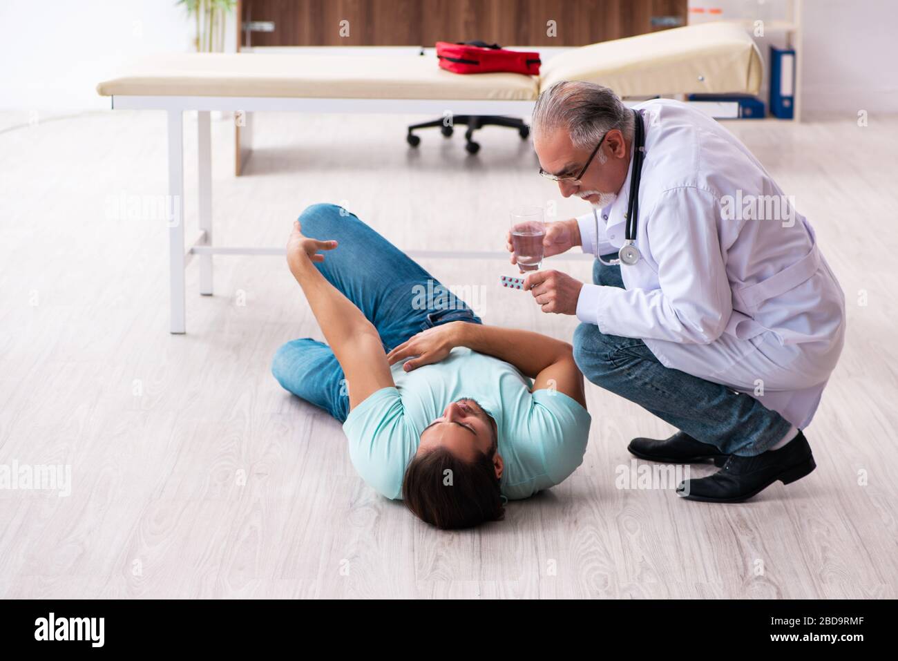 Man collapsed floor hi-res stock photography and images - Alamy