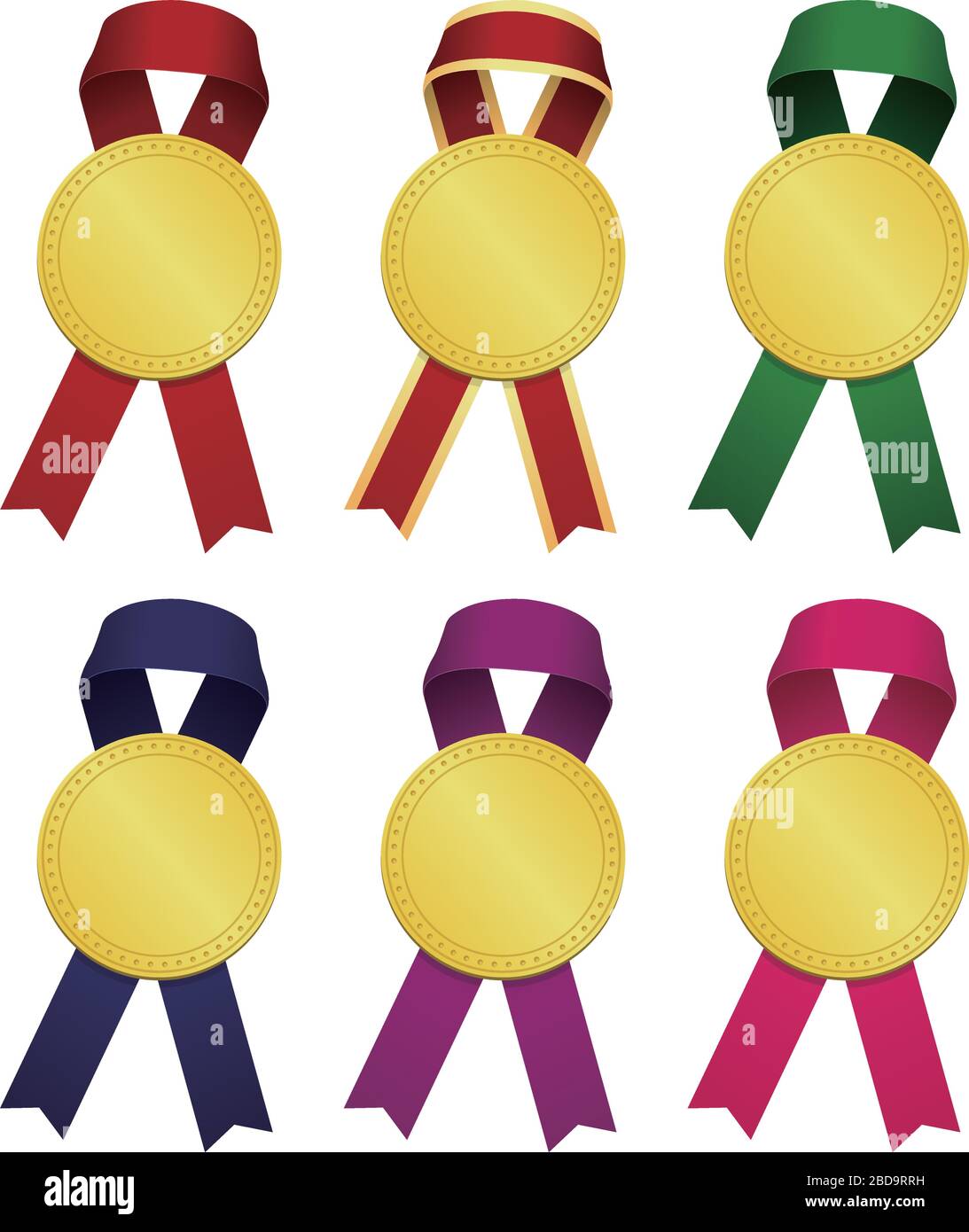 Gold Medal Ribbon Template