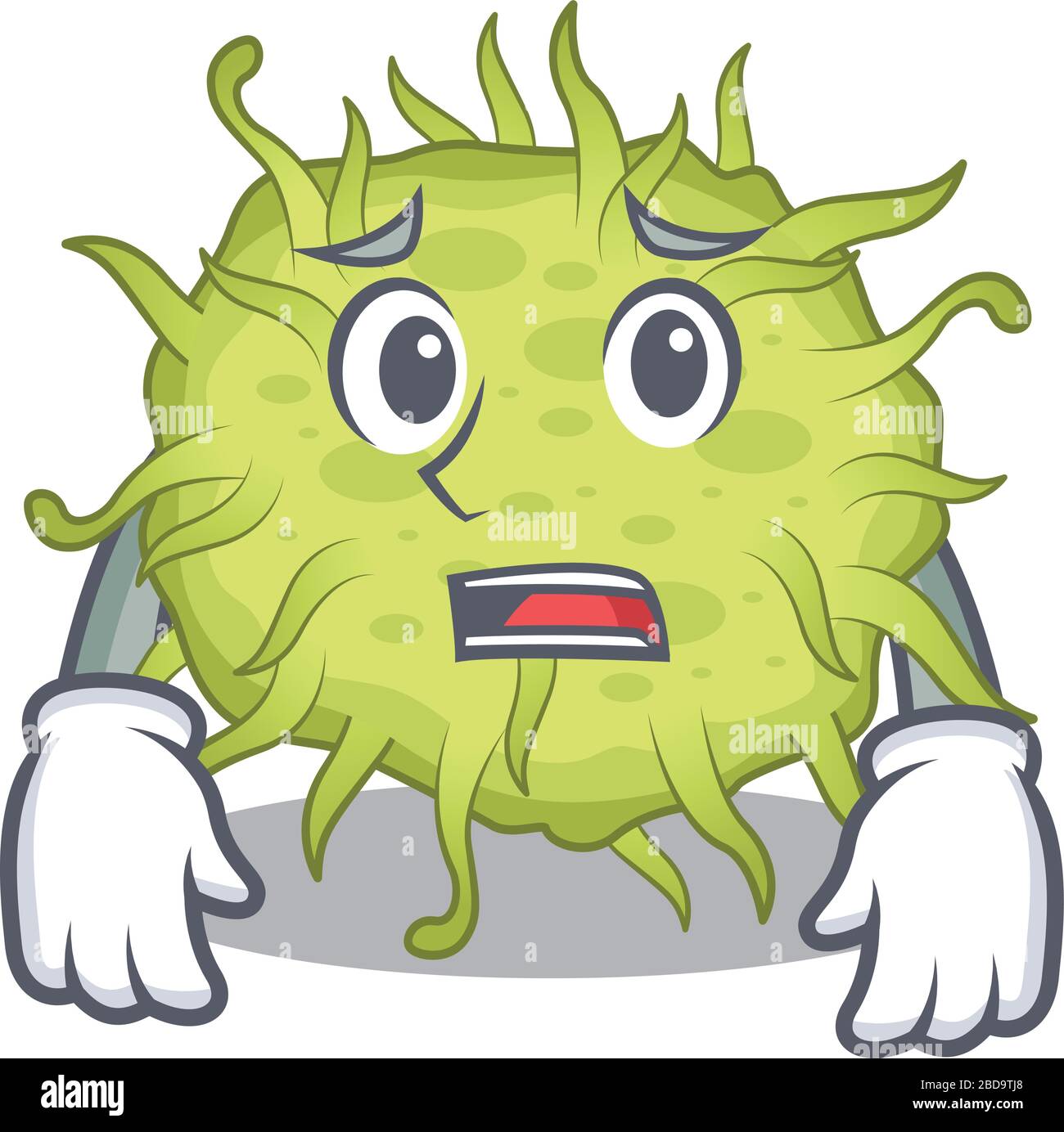 Shocked bacteria cartoon Cut Out Stock Images & Pictures - Alamy