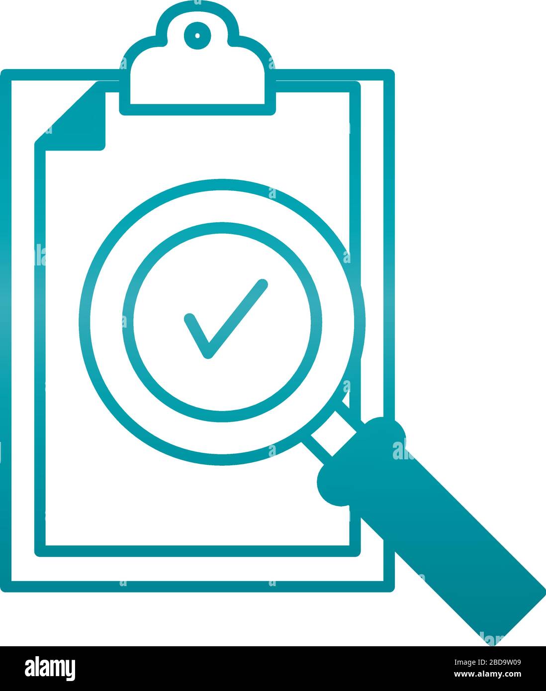 Check list symbol over white hi-res stock photography and images - Alamy