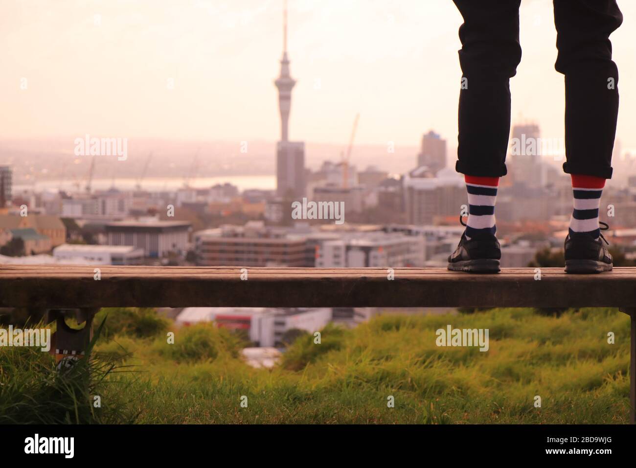 AUCKLAND City skyline, capital city of New Zealand Stock Photo - Alamy
