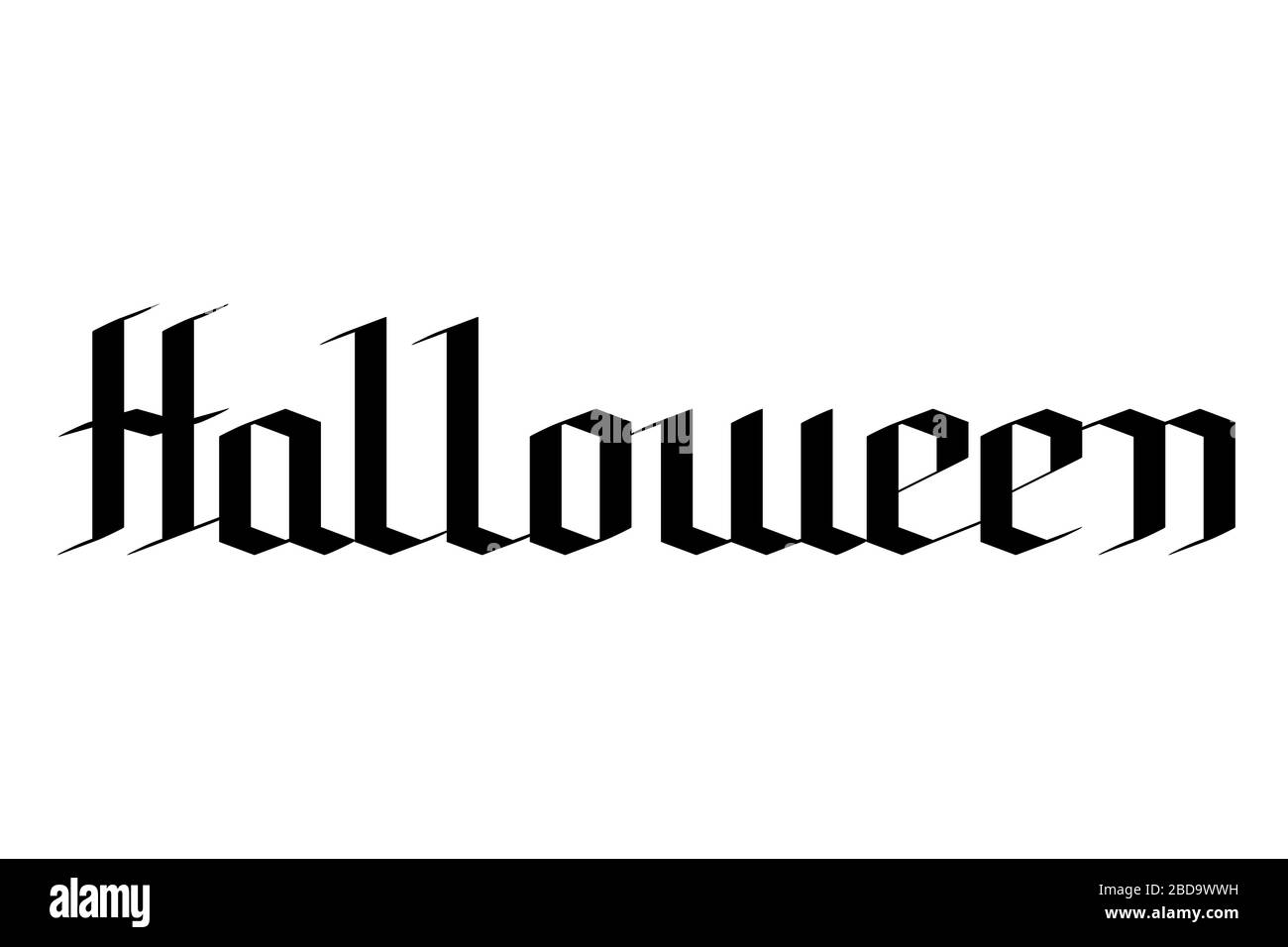 Creepy typography Cut Out Stock Images & Pictures - Alamy