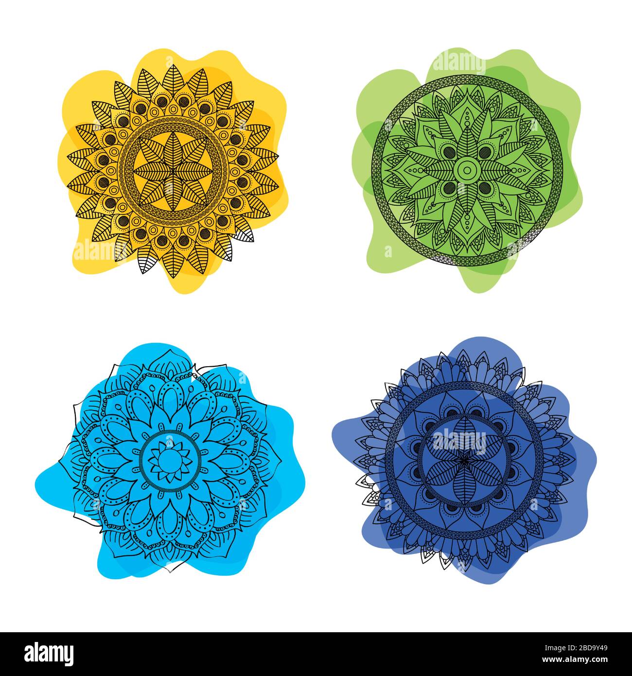 Mandalas zen Stock Vector Images - Alamy
