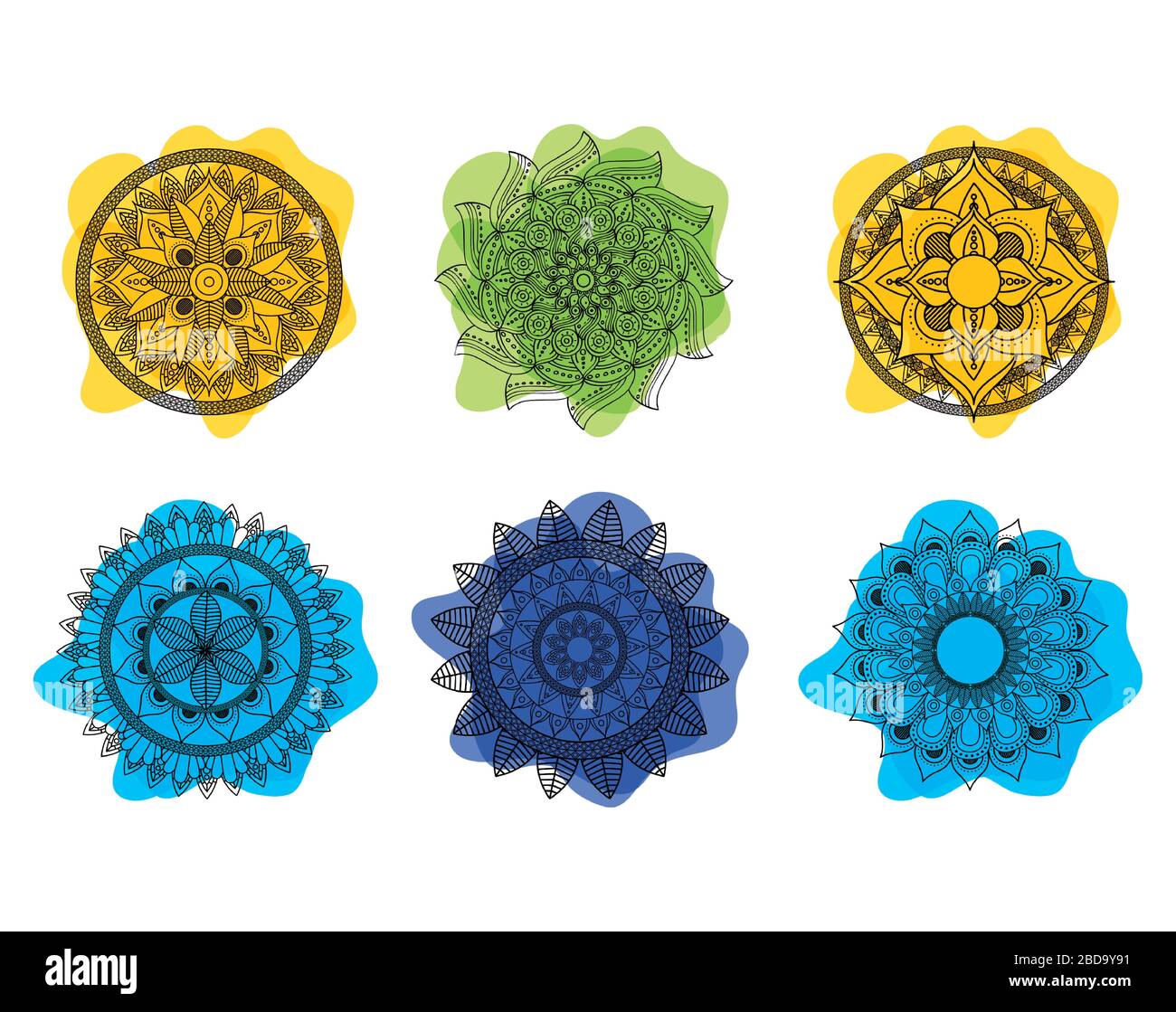 Beautiful mandalas Stock Vector Images - Alamy