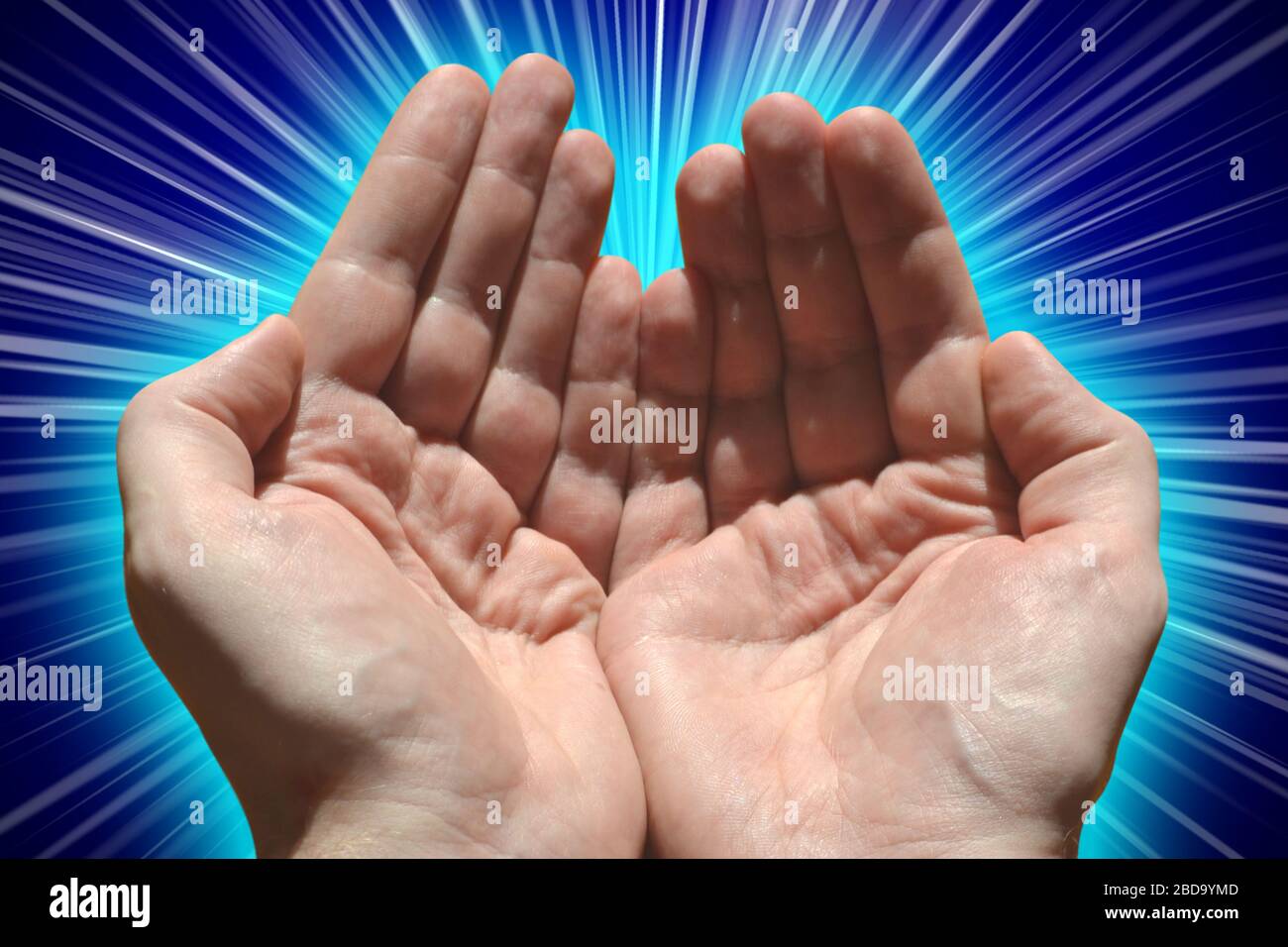 Give gesture concept, human hands Stock Photo - Alamy