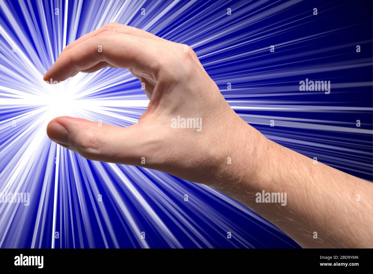Holding gesture, human hand Stock Photo - Alamy