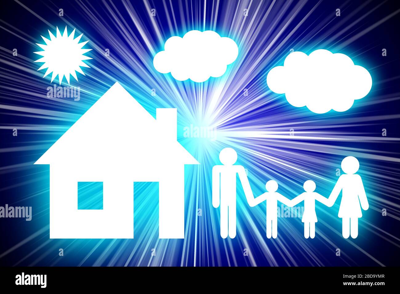 House and family concept Stock Photo - Alamy