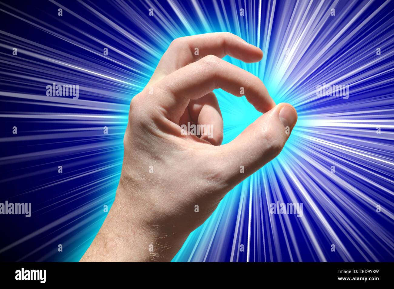 OK sign, human hand Stock Photo - Alamy