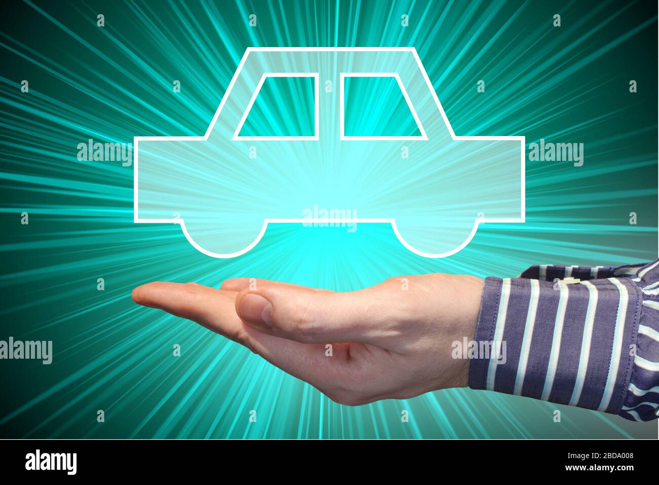 Green car insurance hi-res stock photography and images - Alamy