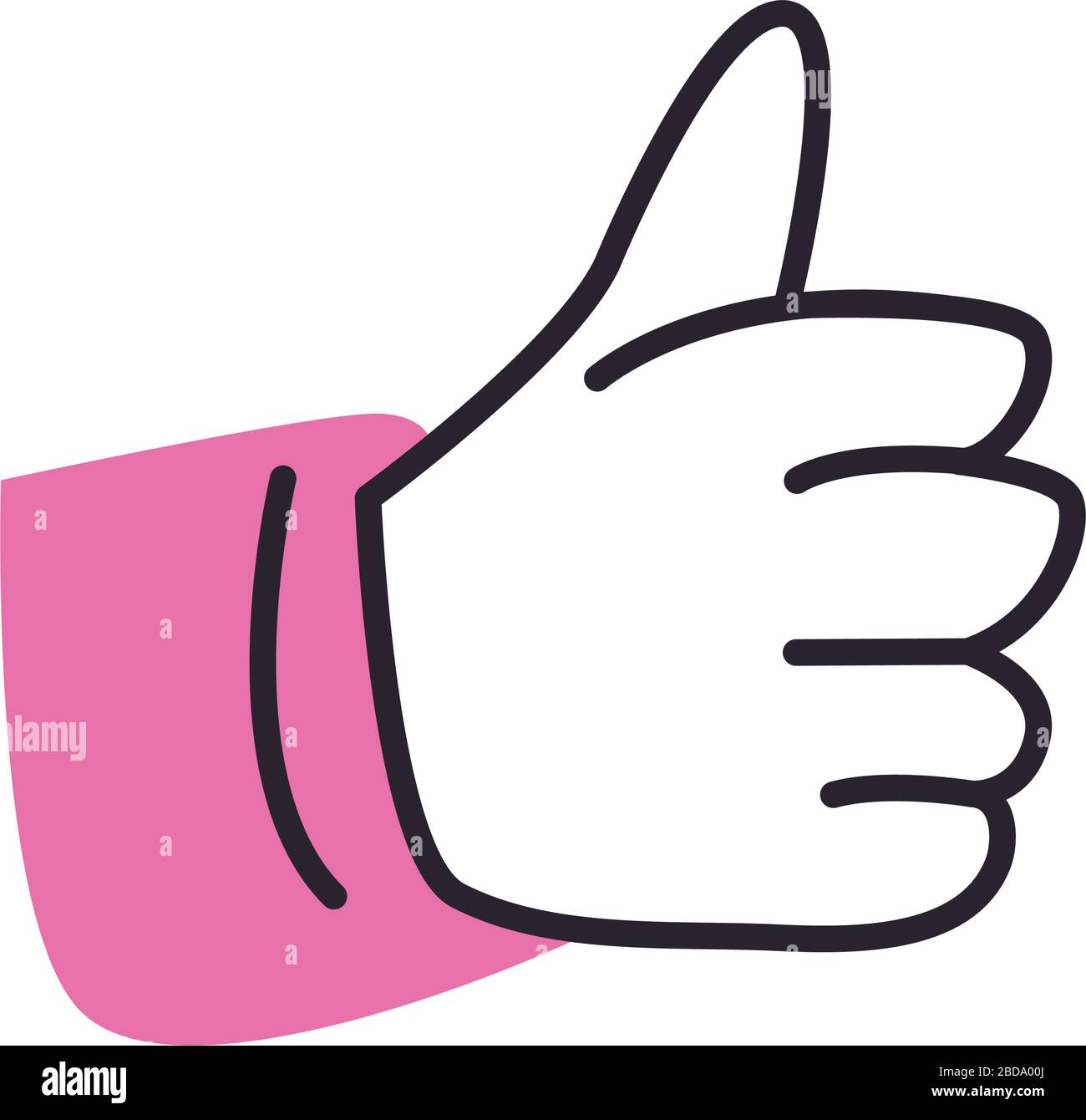Thumb up fill style icon design, Social media multimedia communication ...