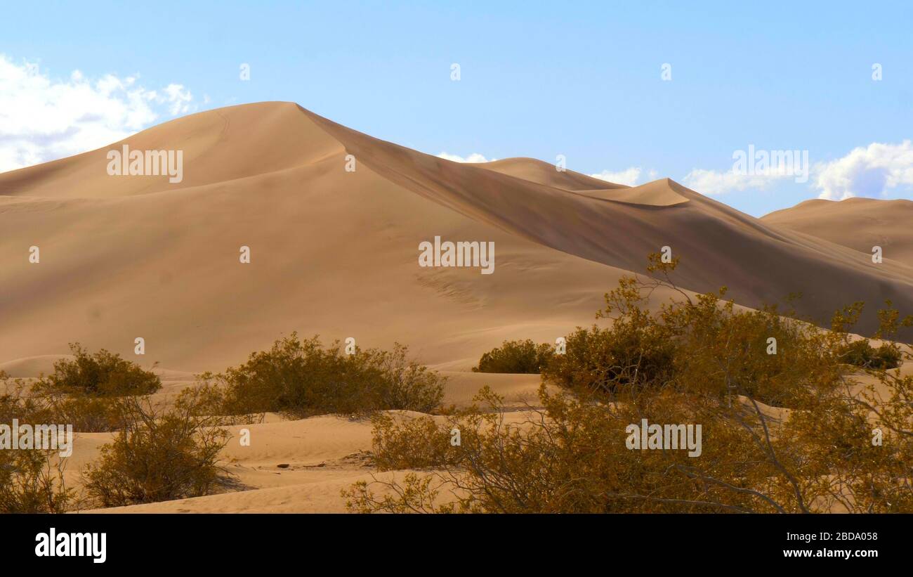 Big Sand Dunes in the desert of Nevada Stock Photo - Alamy