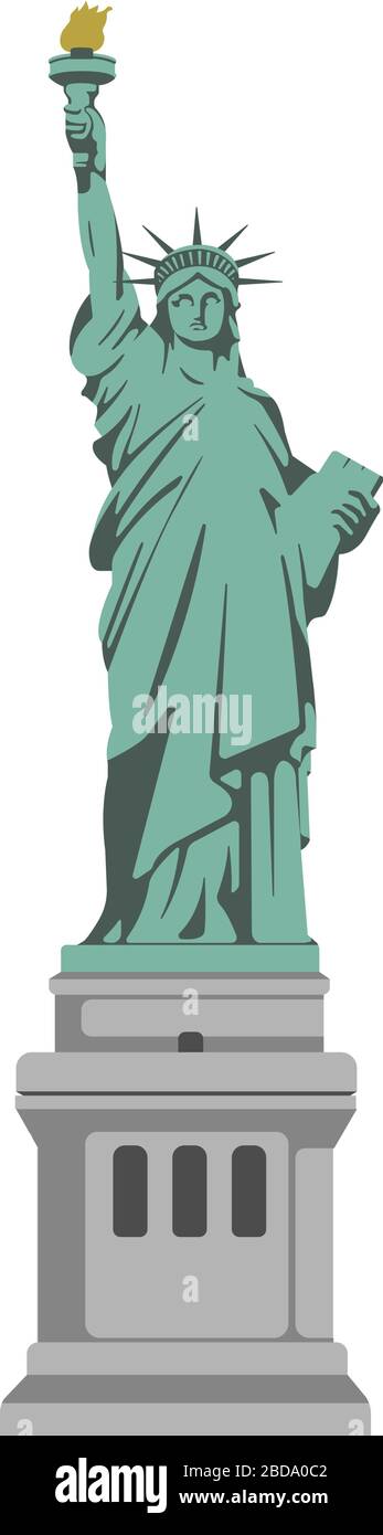 Statue of liberty cartoon hi-res stock photography and images - Alamy
