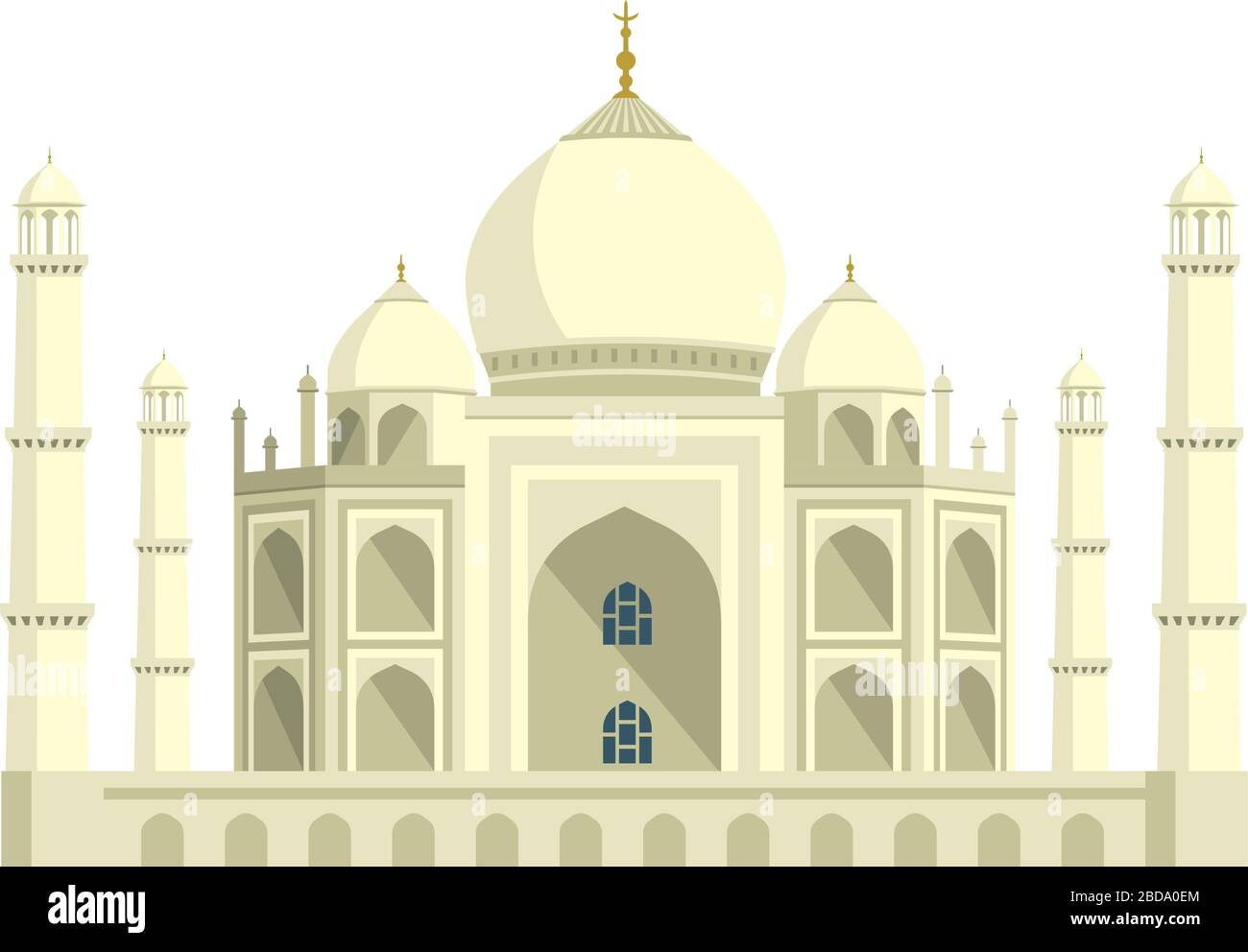 Taj mahal symmetry Stock Vector Images - Alamy