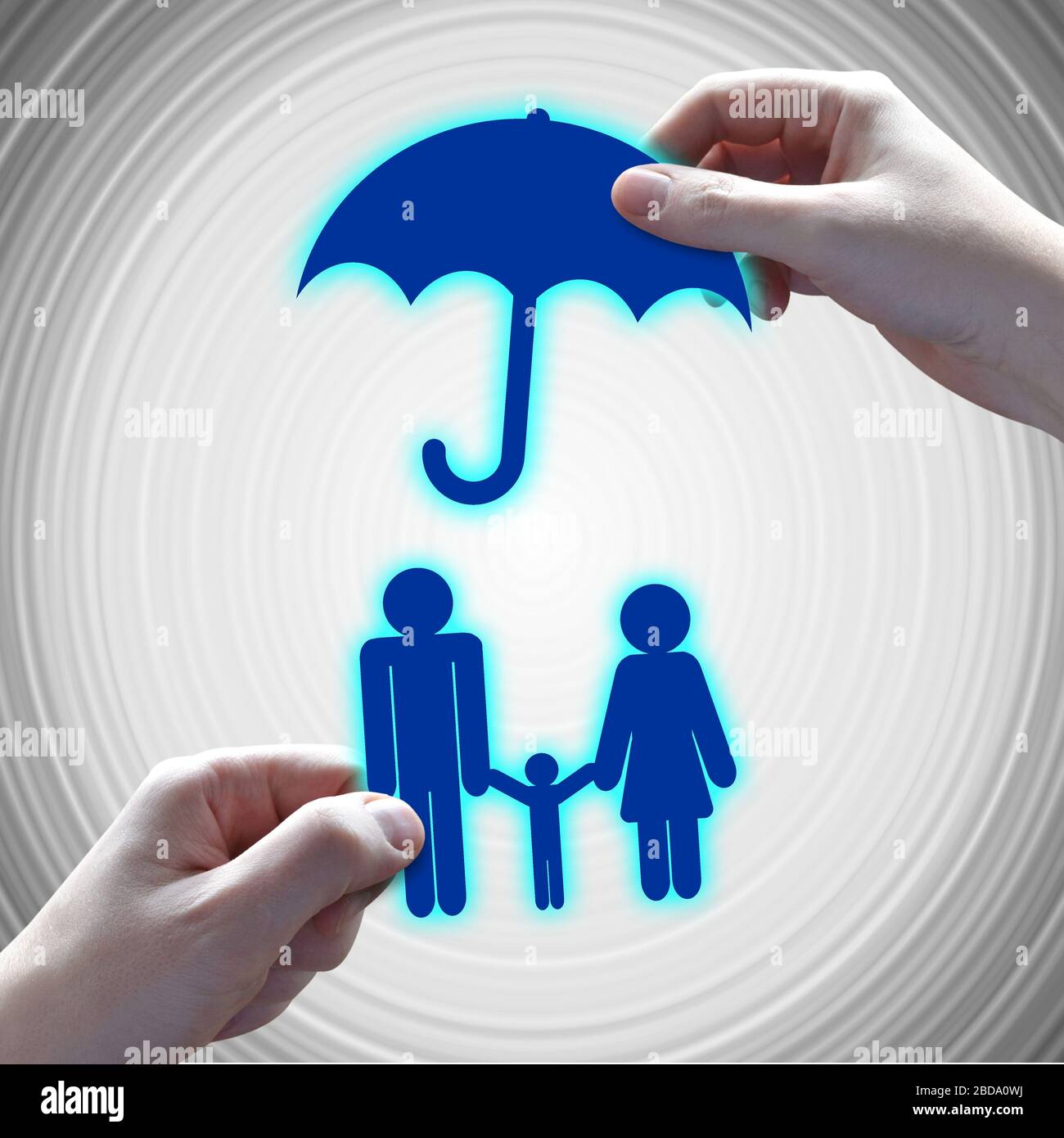 Family/ life insurance concept Stock Photo - Alamy