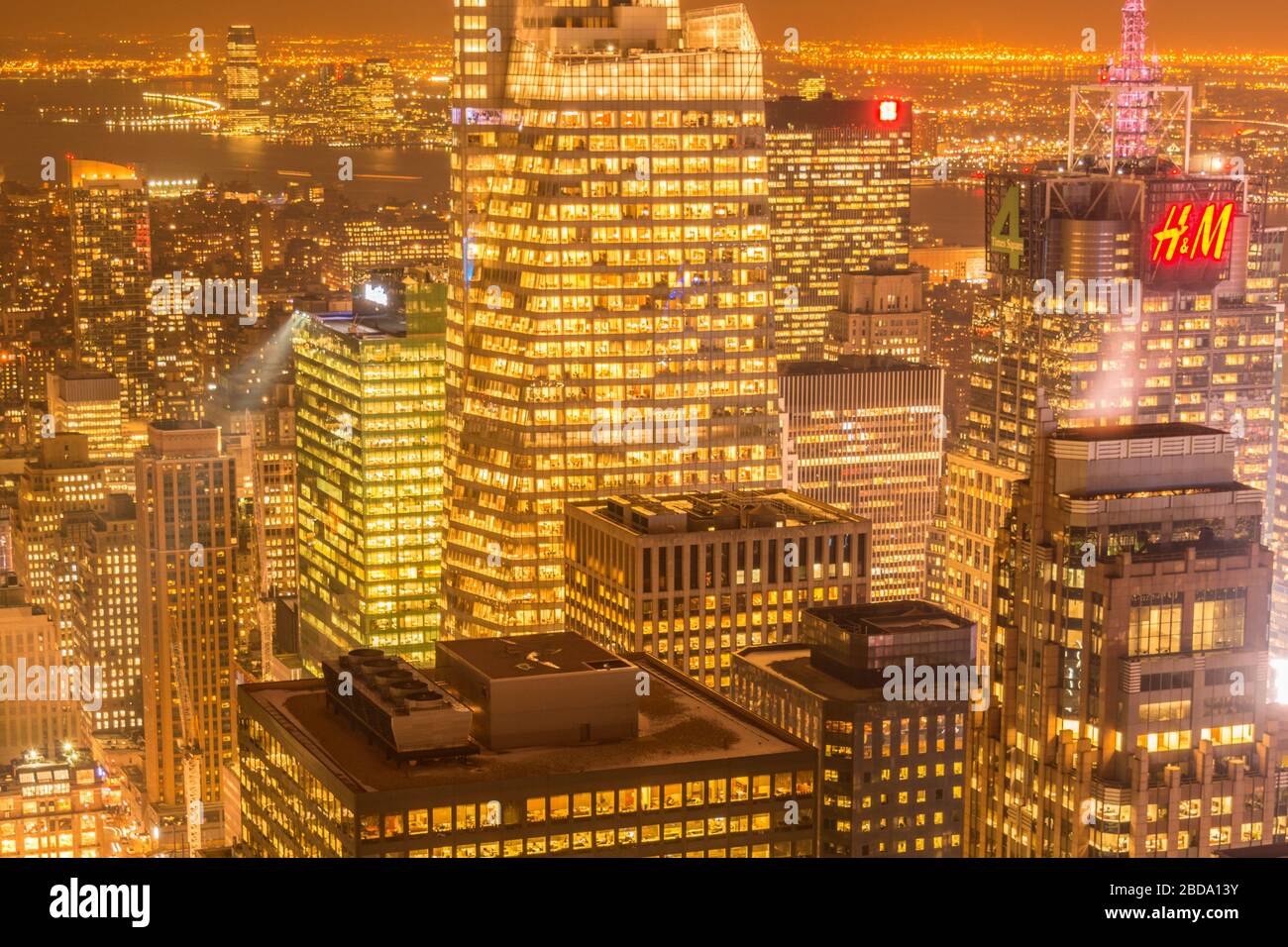 New York - DECEMBER 20, 2013: View of Lower Manhattan on December 20 in ...