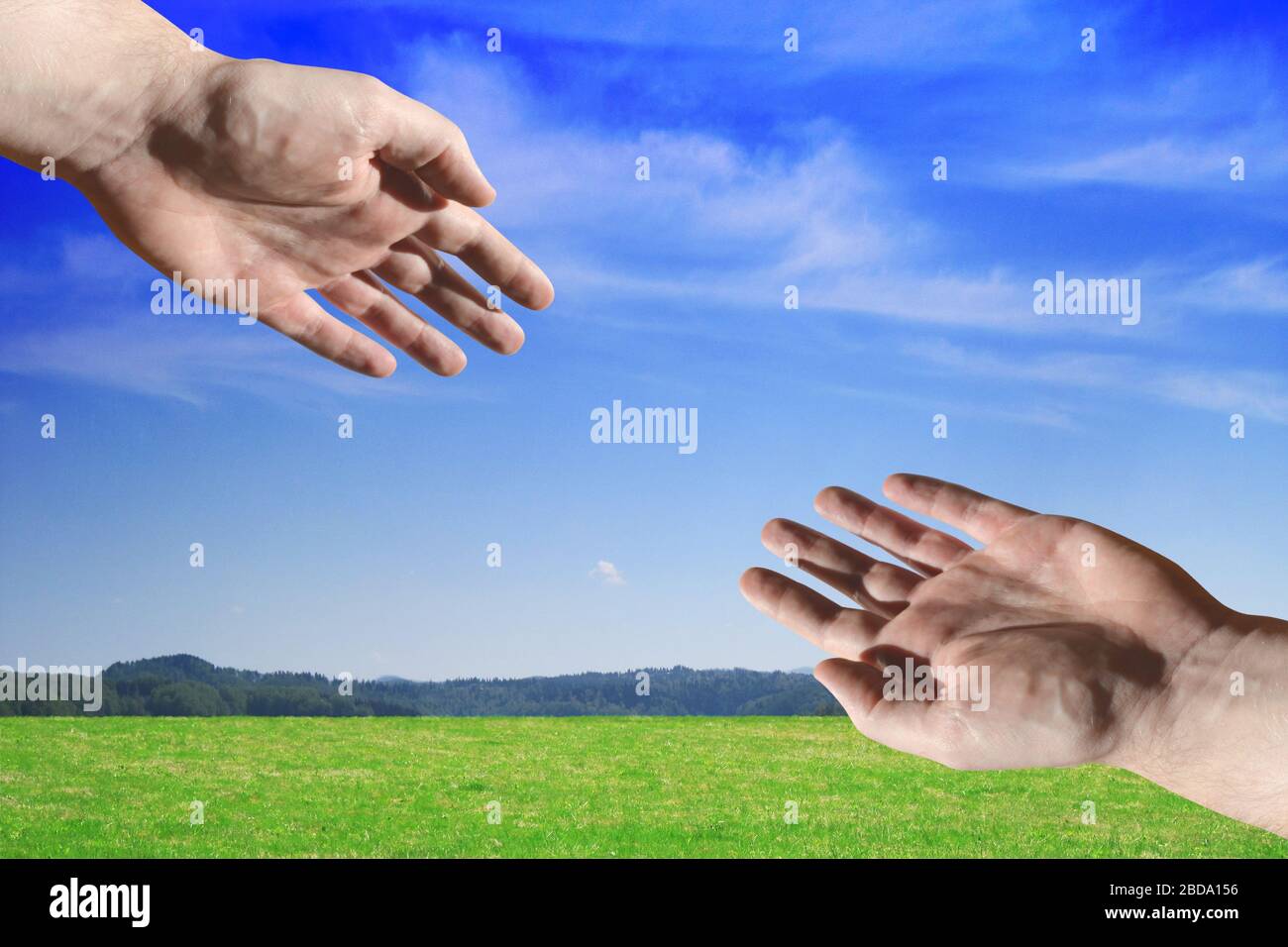 Connection gesture hi-res stock photography and images - Alamy