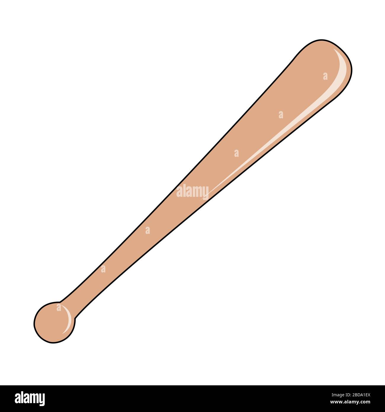 Baseball bat illustration Stock Photo - Alamy