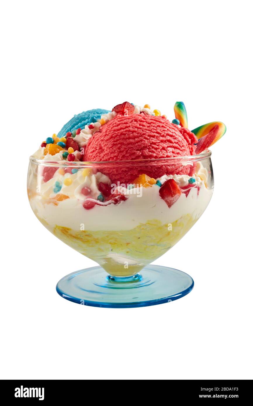 Ice Cream Sundae Background