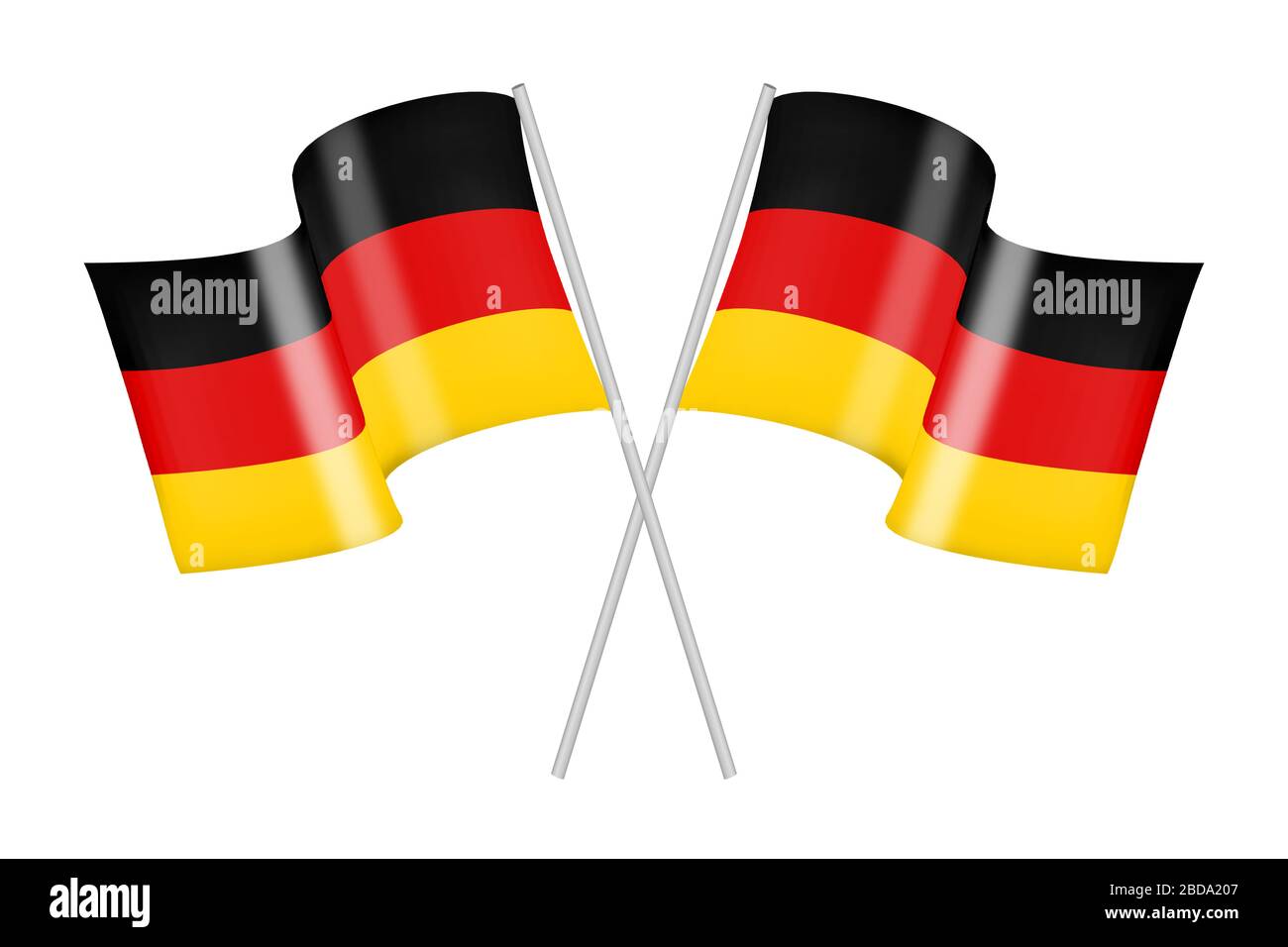 German flags illustration Stock Photo - Alamy