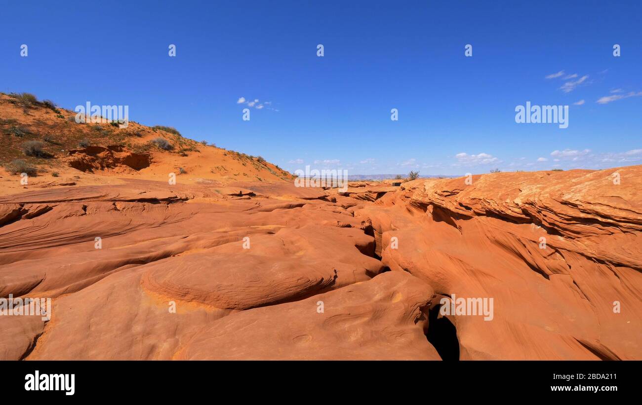 The small gap of Lower Antelope Canyon in Arizona Stock Photo - Alamy
