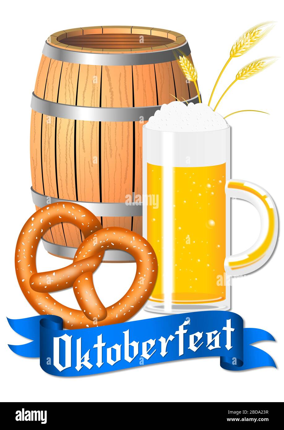 Beer text poster Cut Out Stock Images & Pictures - Alamy