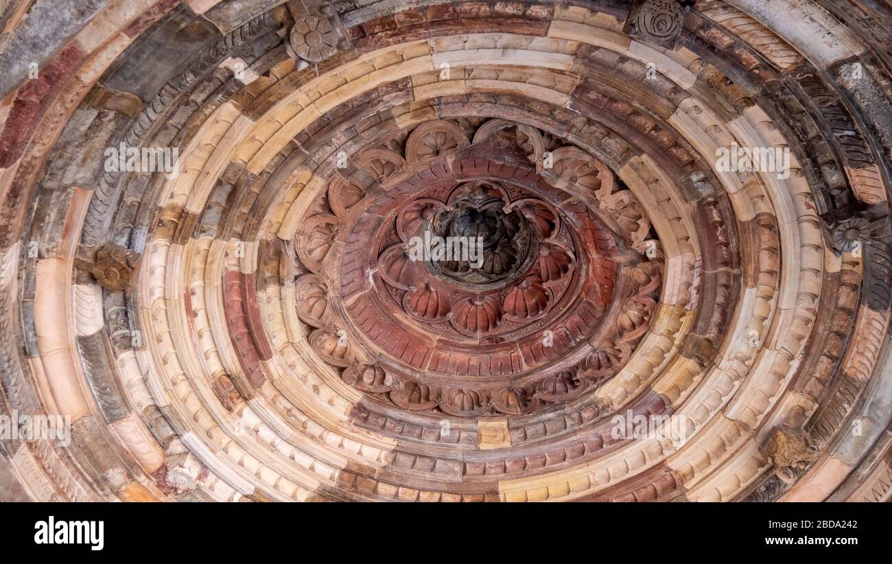 Qutub minar inside hi-res stock photography and images - Alamy
