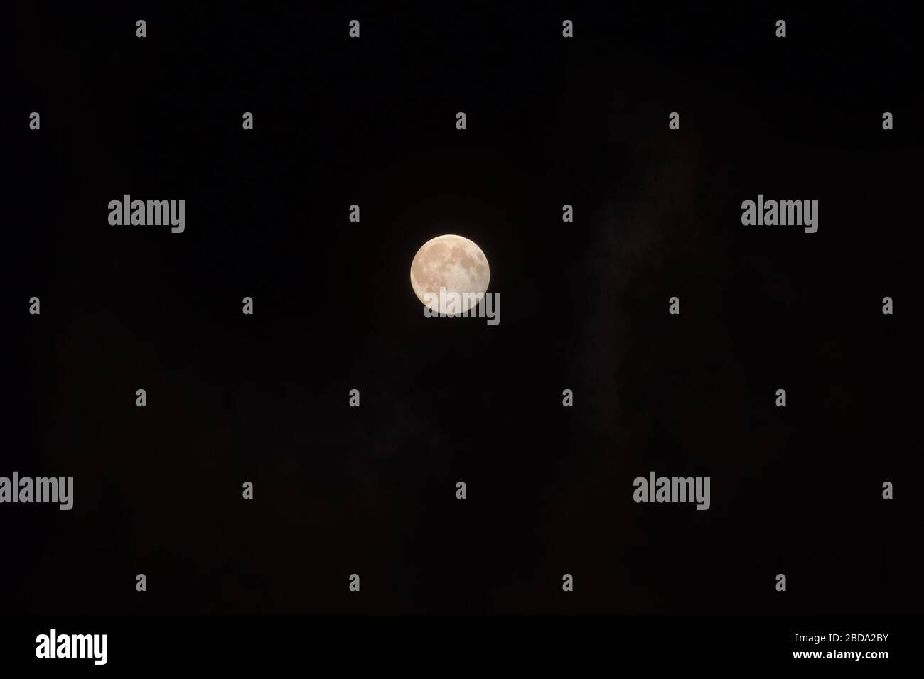 Bright Super Moon or Full Moon on 8th April 2020. this is brightest and ...