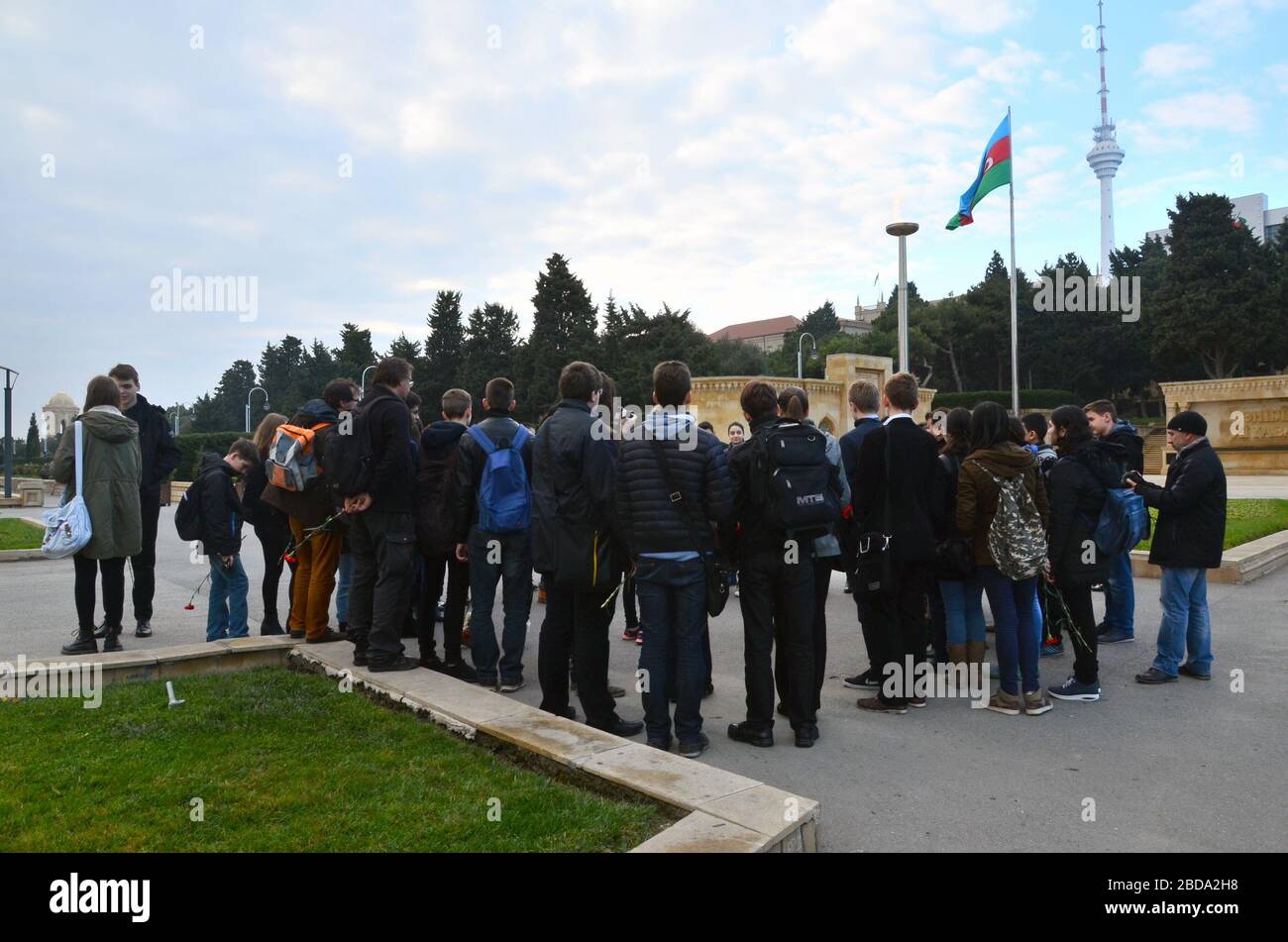 People and The tourists visiting Alley of Martyrs on anniversary of ...