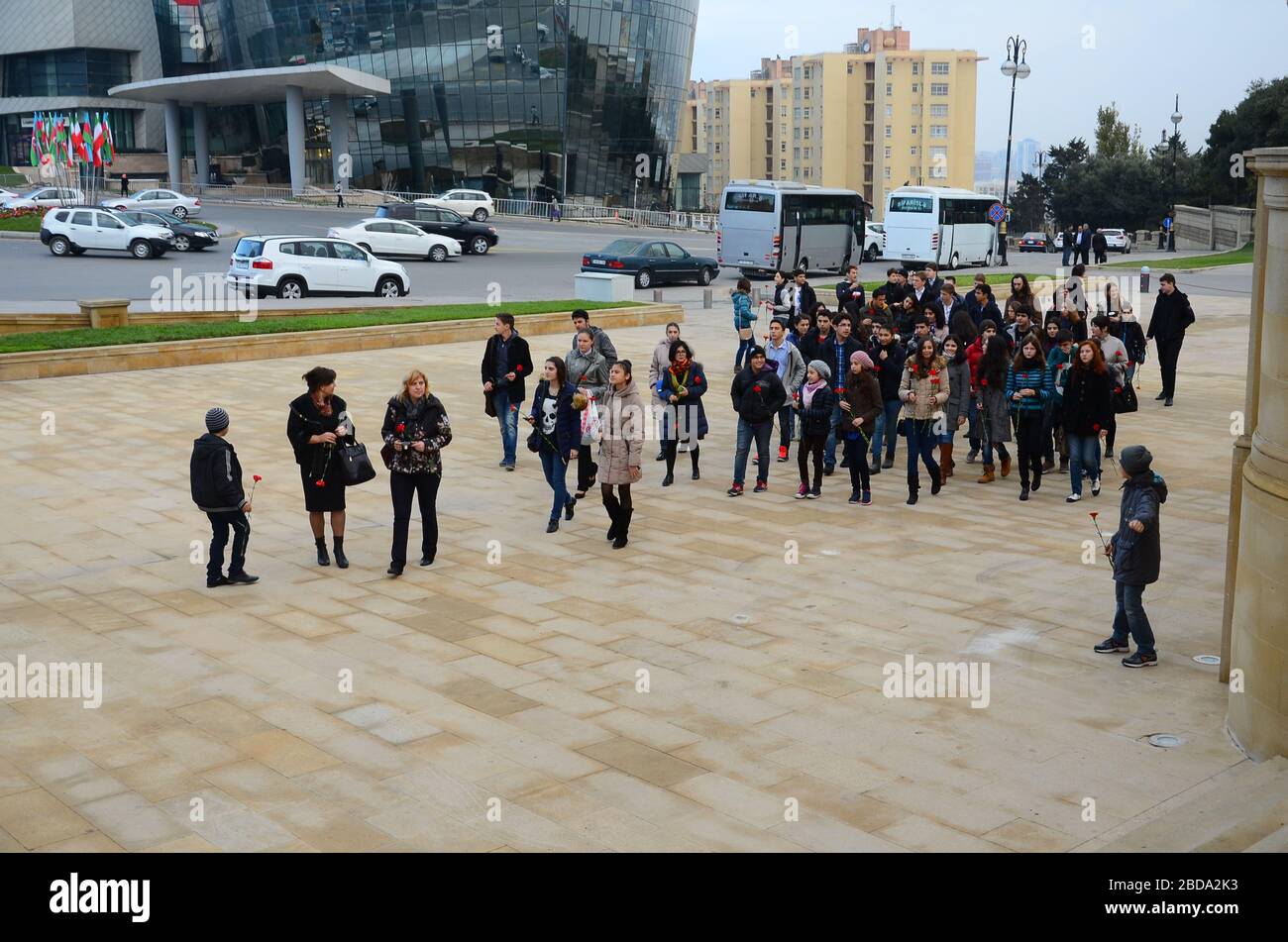 People and The tourists visiting Alley of Martyrs on anniversary of ...