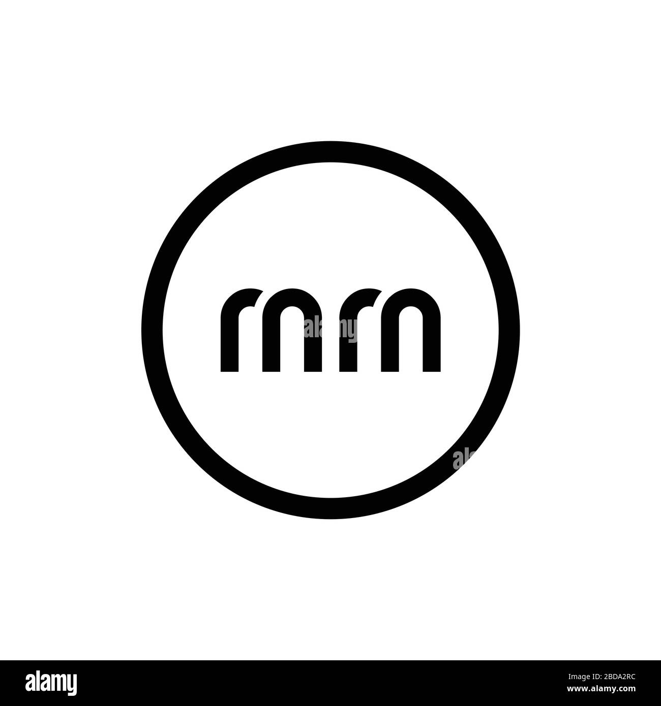 Letter mm logo Black and White Stock Photos & Images - Alamy