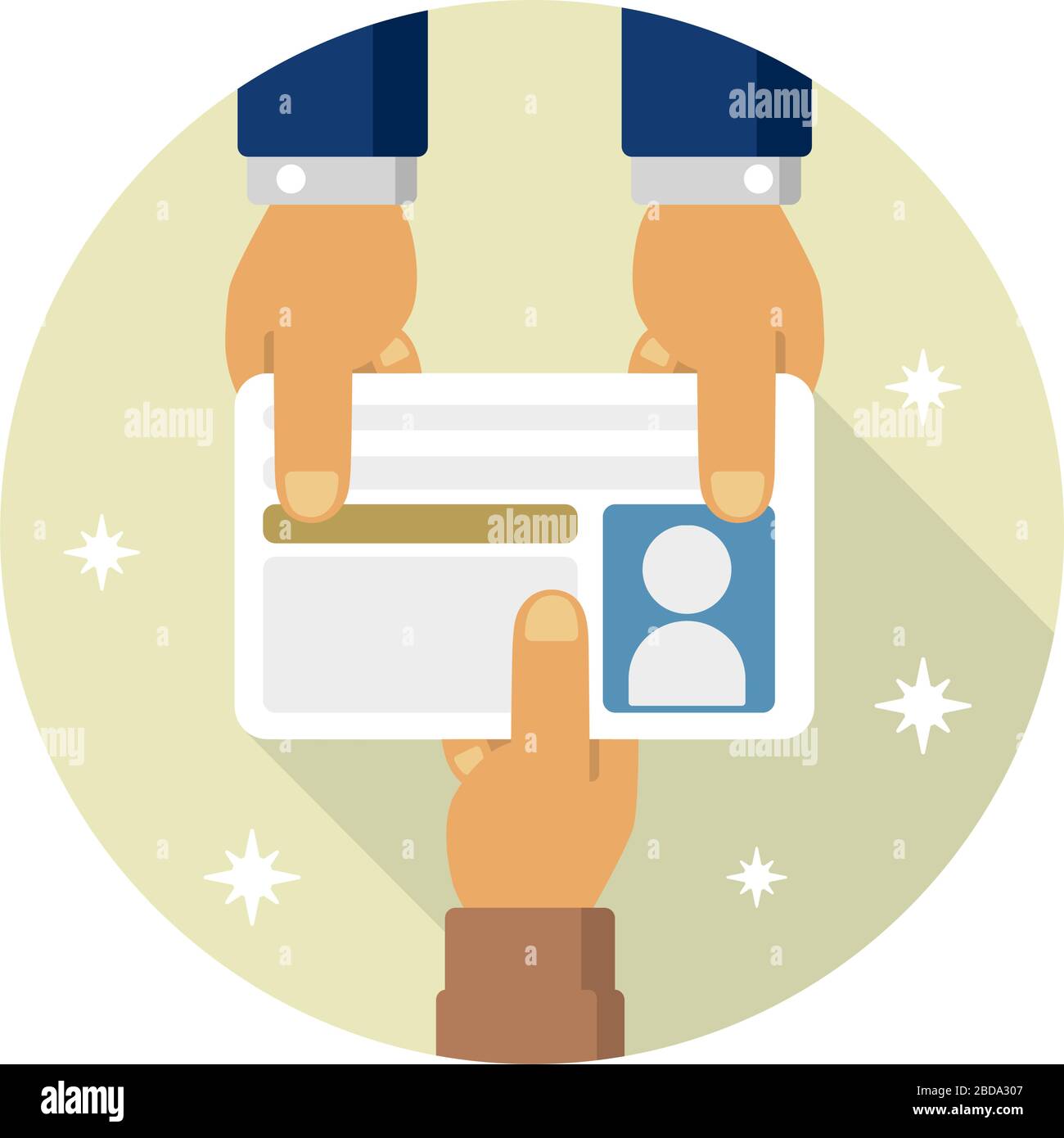 Network touch id illustration Stock Vector Images - Alamy