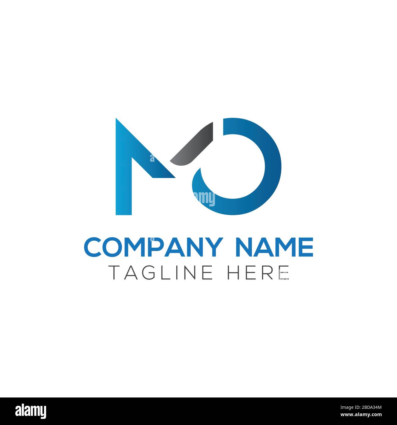 Mo logo design hi-res stock photography and images - Alamy