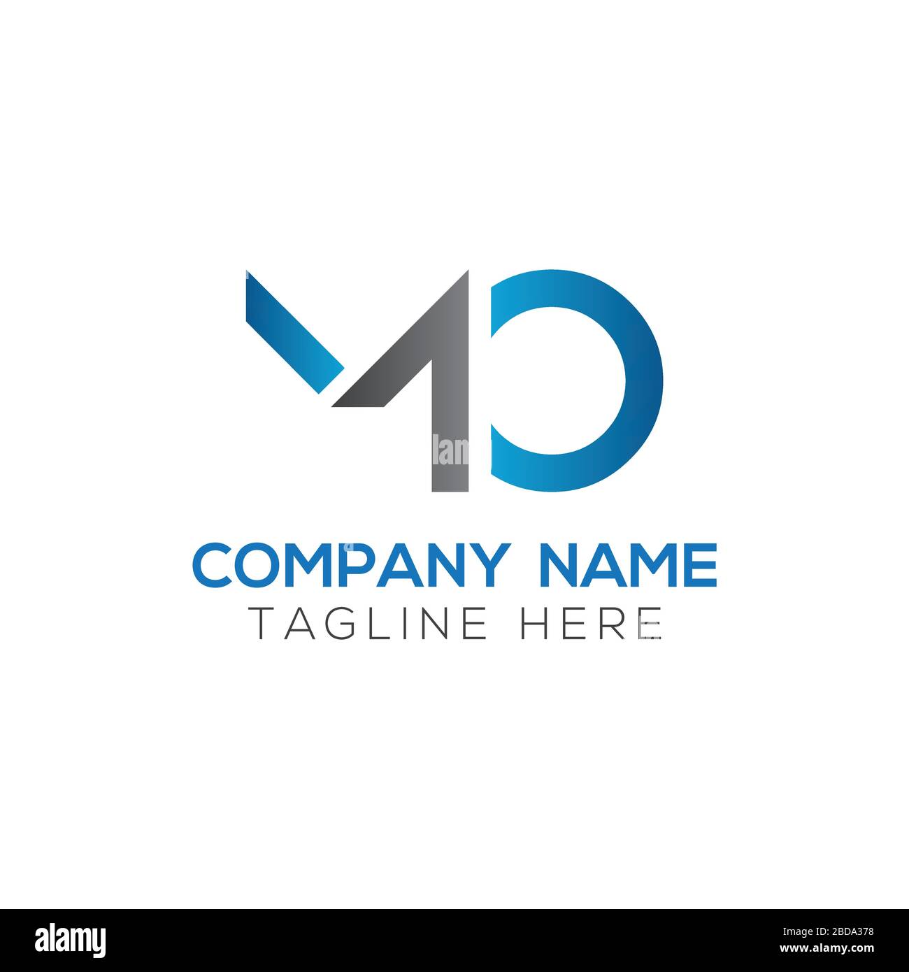 Initial MO letter Logo Design vector Template. Abstract Letter MO logo ...