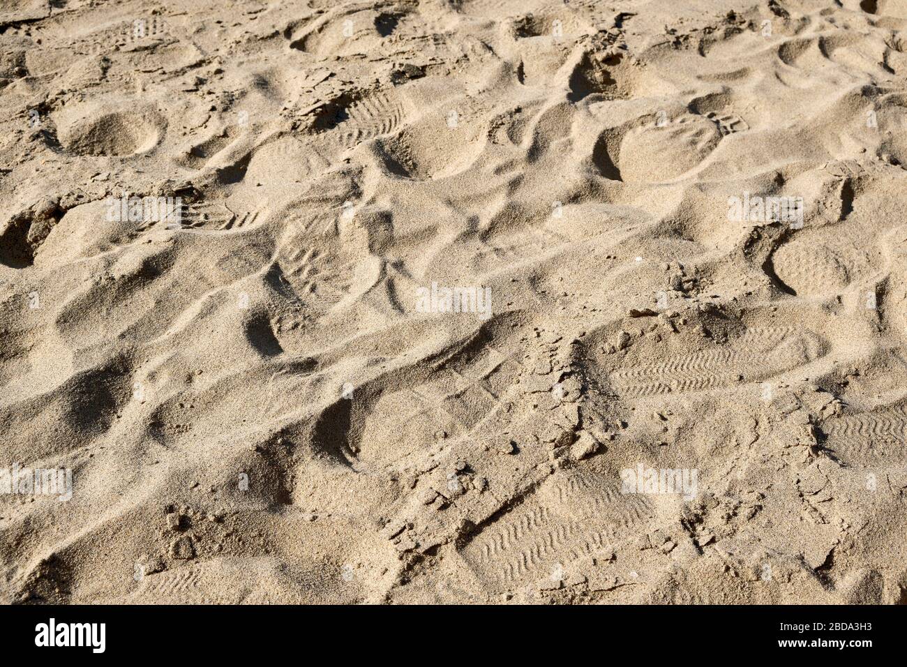 Smooth Sand Texture from a Local Beach Stock Photo - Alamy