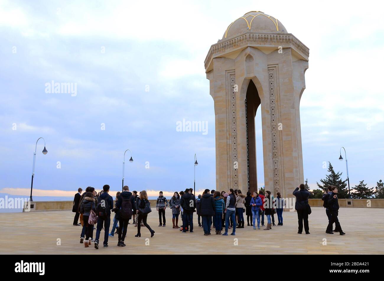 People and The tourists visiting Alley of Martyrs on anniversary of ...