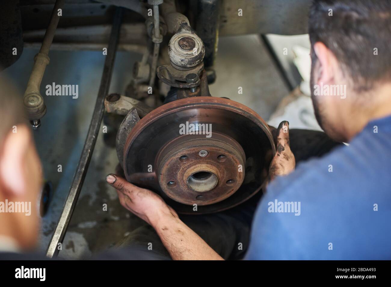 Taking care wheel disk hi-res stock photography and images - Alamy