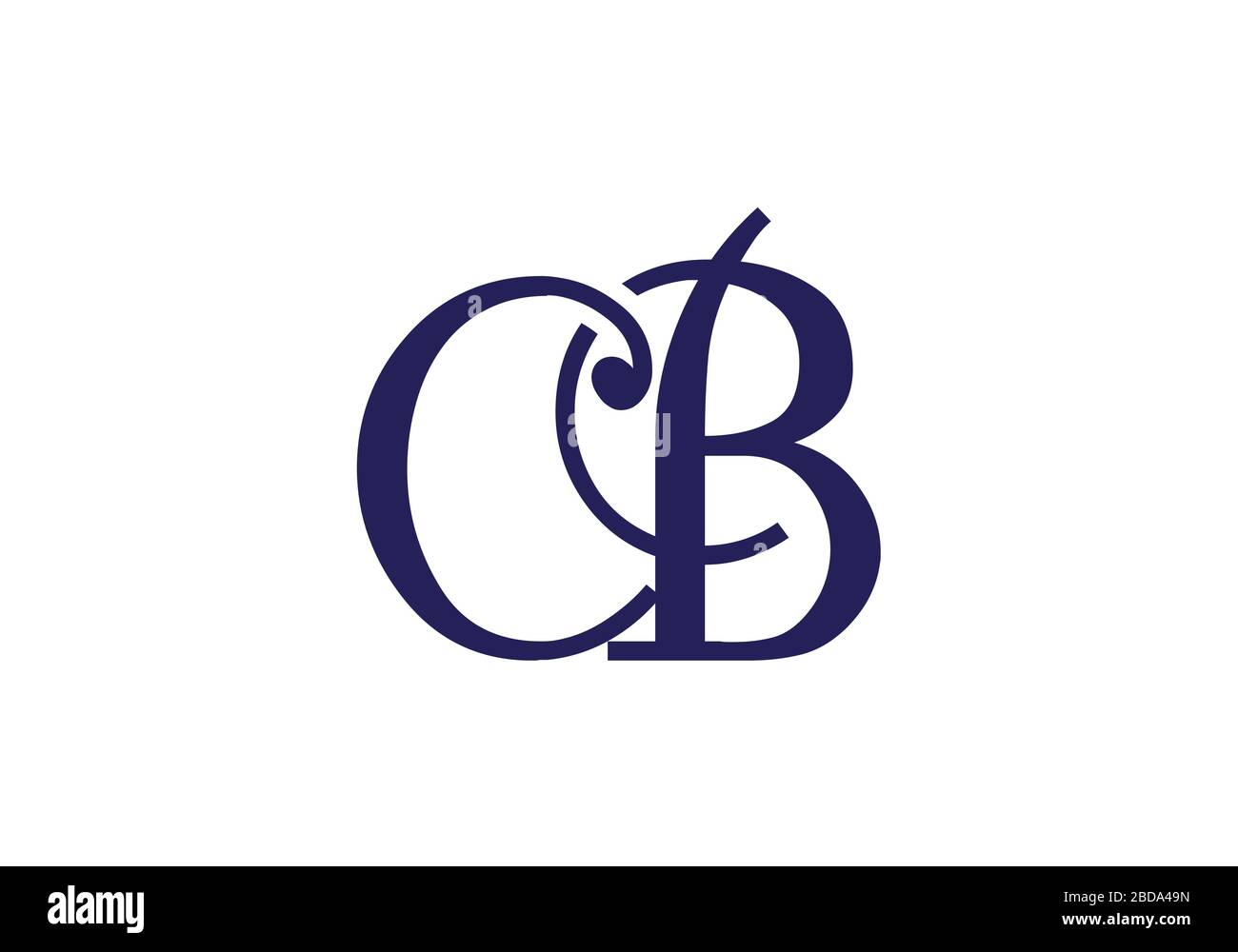 C B Initial Letter Logo design vector template, Graphic Alphabet Symbol ...